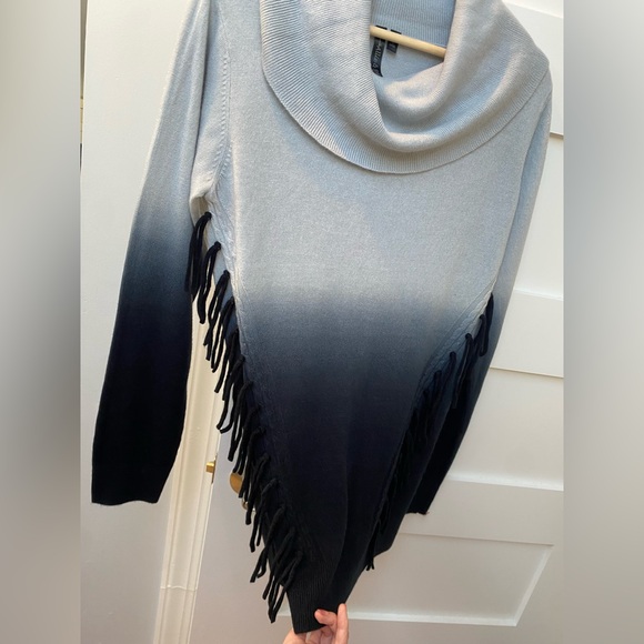 Allie & Rob | Sweaters | Boho Southwestern Style Fringe Ombre Sweater ...
